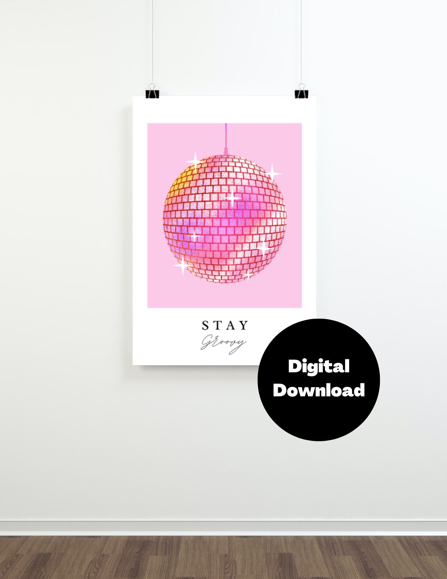 Stay Groovy Digital Printable Poster Wall Decor - Etsy