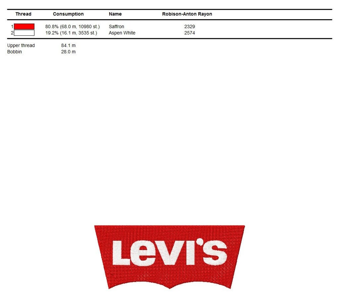 Embroidery Logo Design Instant Download Multiple Sizes - Etsy