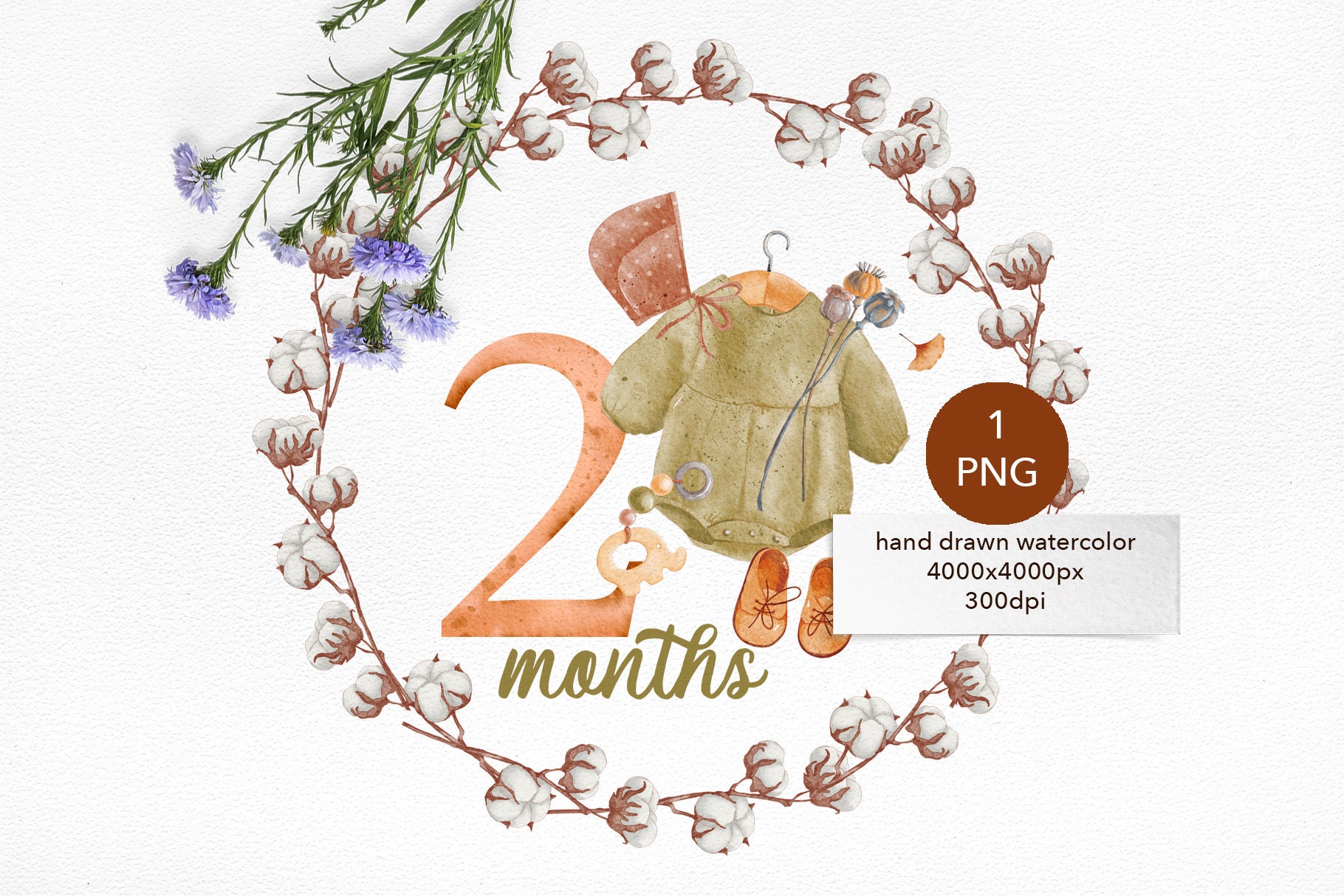 2 Two Months Baby Anniversary Clipart Metrics, Baby Shower PNG Clip Art ...