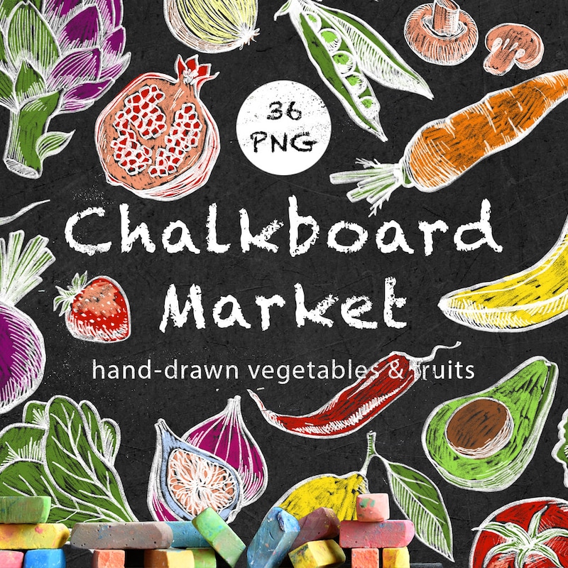 Farmers Market Chalkboard - Etsy