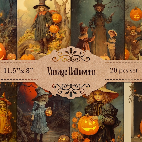 Halloween Postcards - Etsy