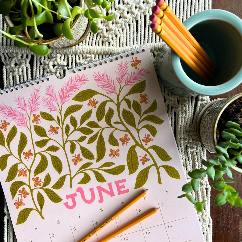 2026 Flora and Fauna Calendar | January-december 2026 | Botanical Art ...