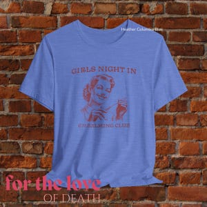 Girls Night in Tee, Embalming Club Vintage Style Tshirt, Mortician ...