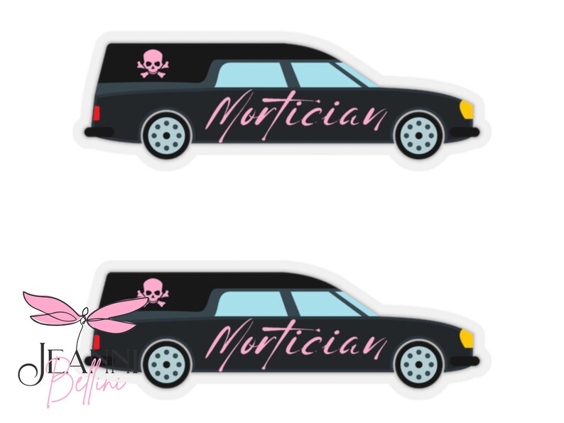 Mortician Hearse Sticker Funeral Director Gift Funeral - Etsy