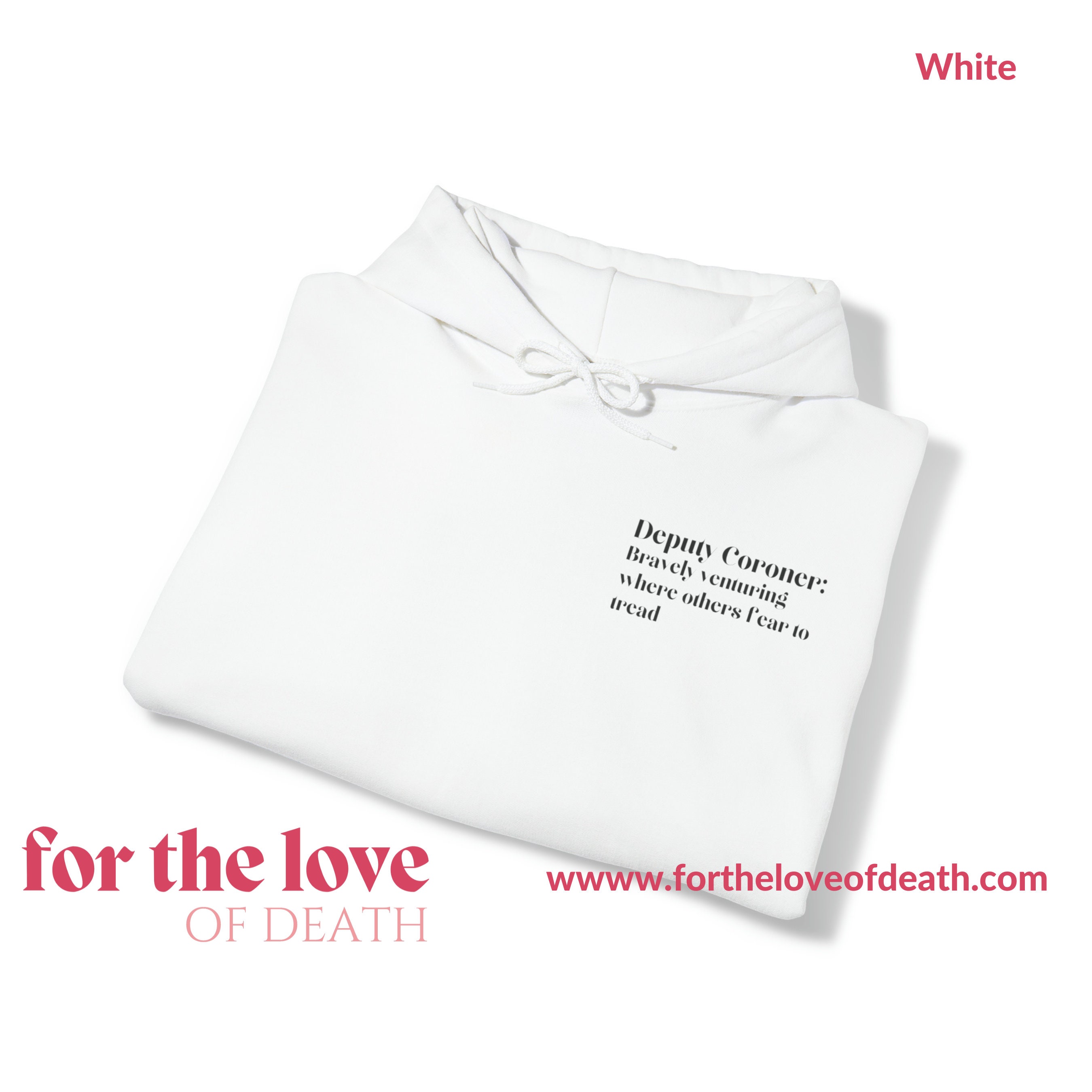 Coroner Hoodie, Medical Examiner Shirt, Death Care Clothing, Last ...