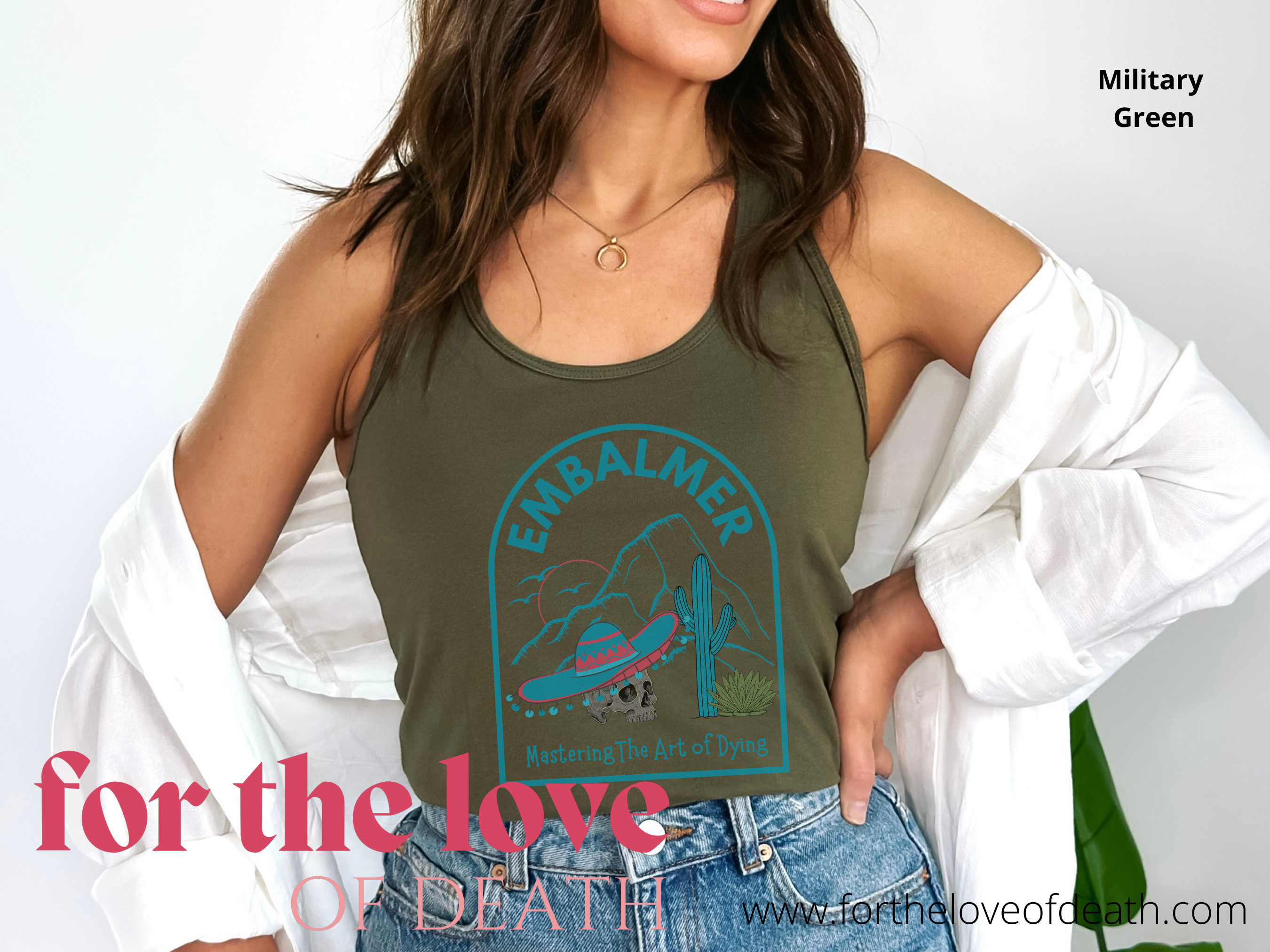 Embalmer - Mastering the Art of Dying Women's Racerback Tank, Mortician ...