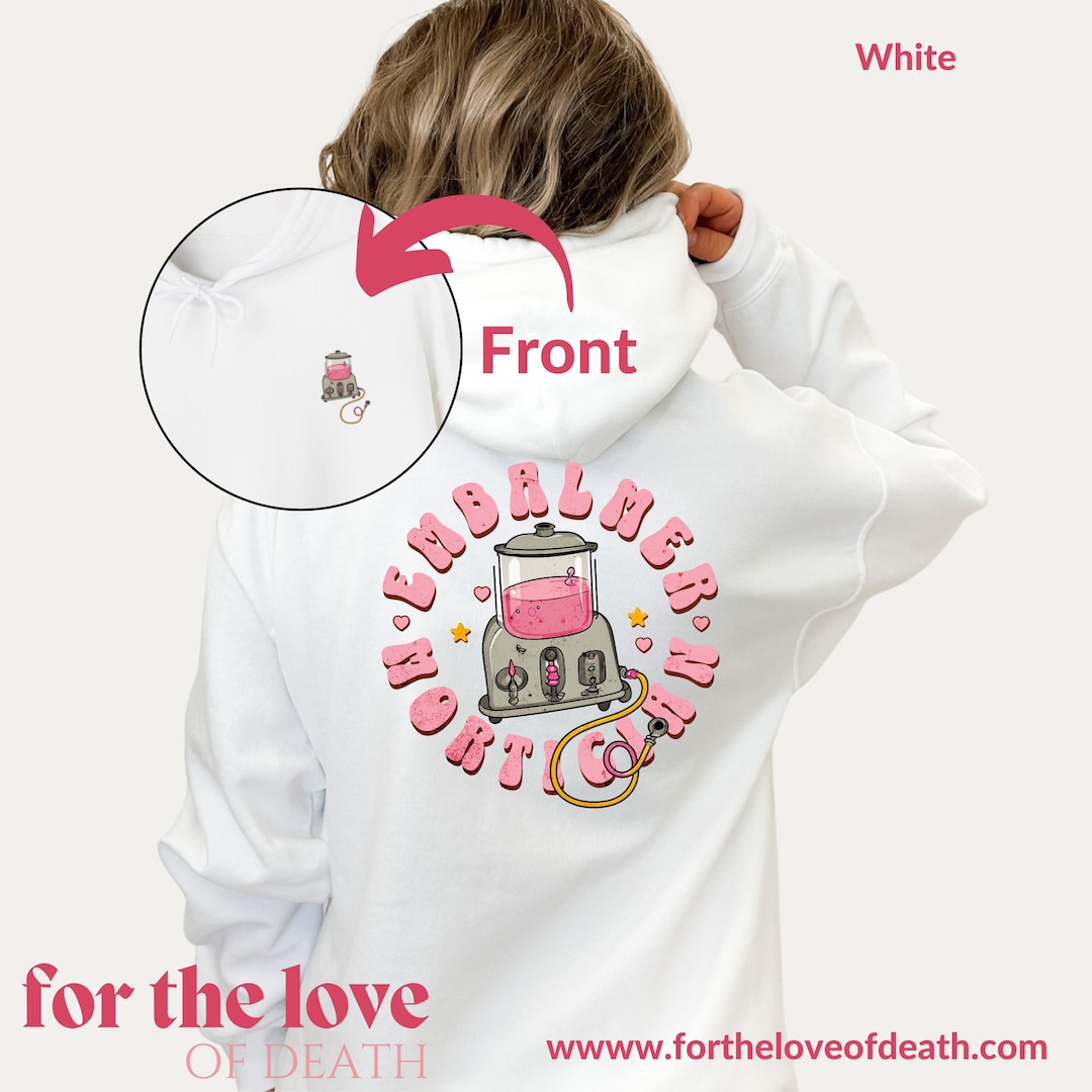 Mortician Embalmer, Embalming Machine Sweatshirt, Crewneck, Funny ...