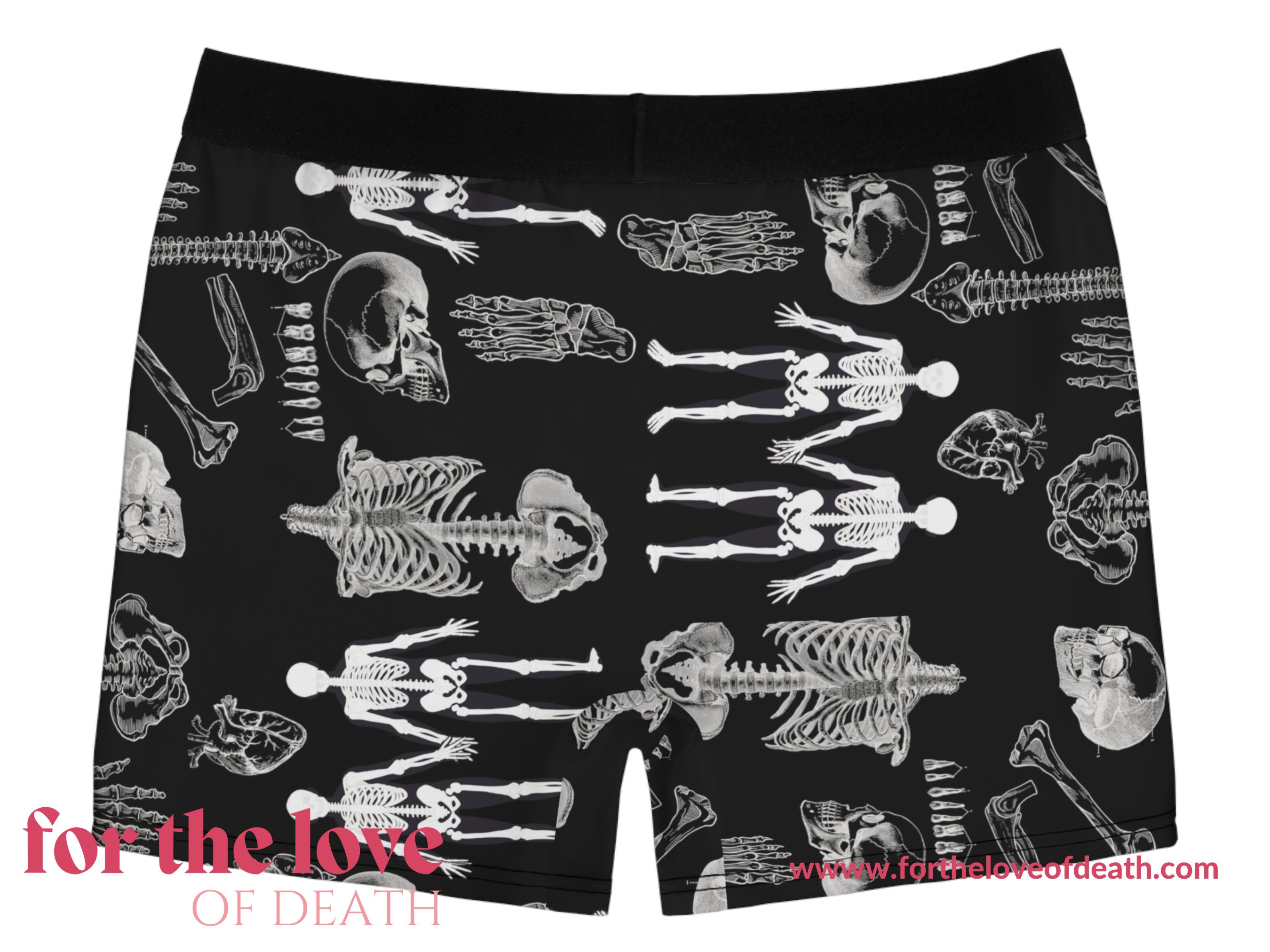 Skeleton X-ray Briefs for Medical Students, Printed Underwear, Medical ...
