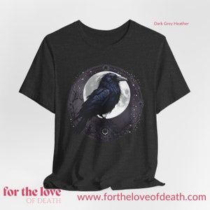 Goth Goblincore Clothing Withy Gothic Raven Whimsigoth Shirt Boho Crow ...