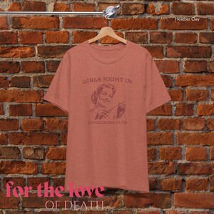 Girls Night in Tee, Embalming Club Vintage Style Tshirt, Mortician ...