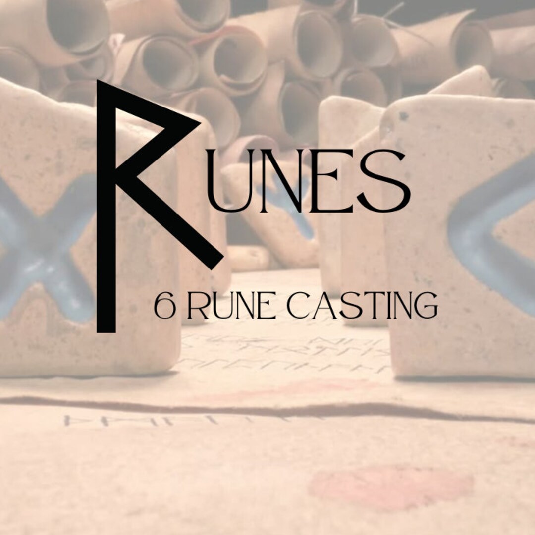 6 Rune Casting: the Runic Cross - Etsy