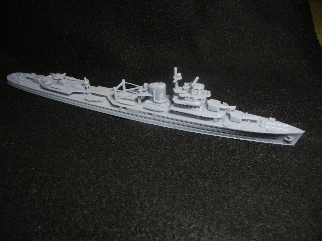 Unpainted 1/700 Royal Netherlands Light Cruiser Tromp 3d Resin Printed ...