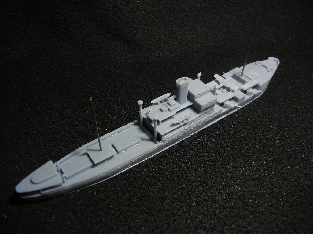 Unpainted 1/600 German Merchant Raider Komet With Arado 196 - Etsy