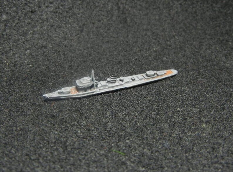Painted 1/2400 Japanese IJN Fubuki Class Destroyer - Etsy