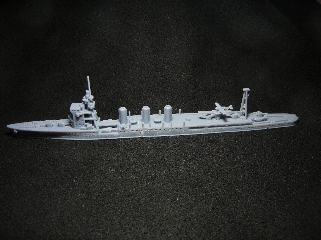 Unpainted 1/600 Japanese IJN Nagara Light Cruiser With Jake - Etsy