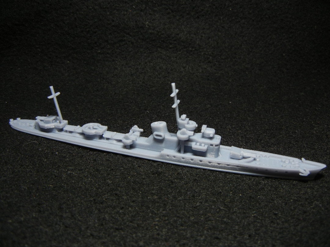 Unpainted 1/700 Italian Soldati Class Destroyer 3d Resin Printed - Etsy