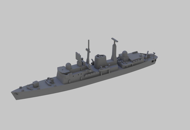 Unpainted 1/700 Cold War British Type 42 Destroyer 3d Resin Printed - Etsy