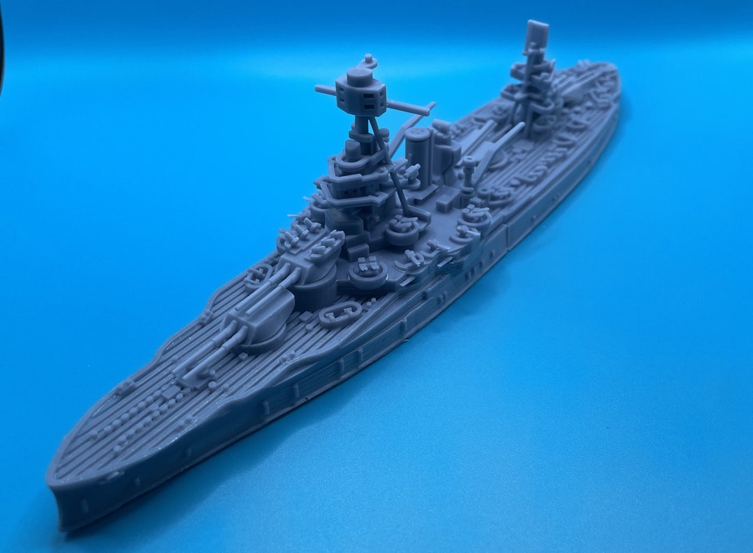 Unpainted 1/600 US Battleship USS Texas 3d Resin Printed - Etsy UK