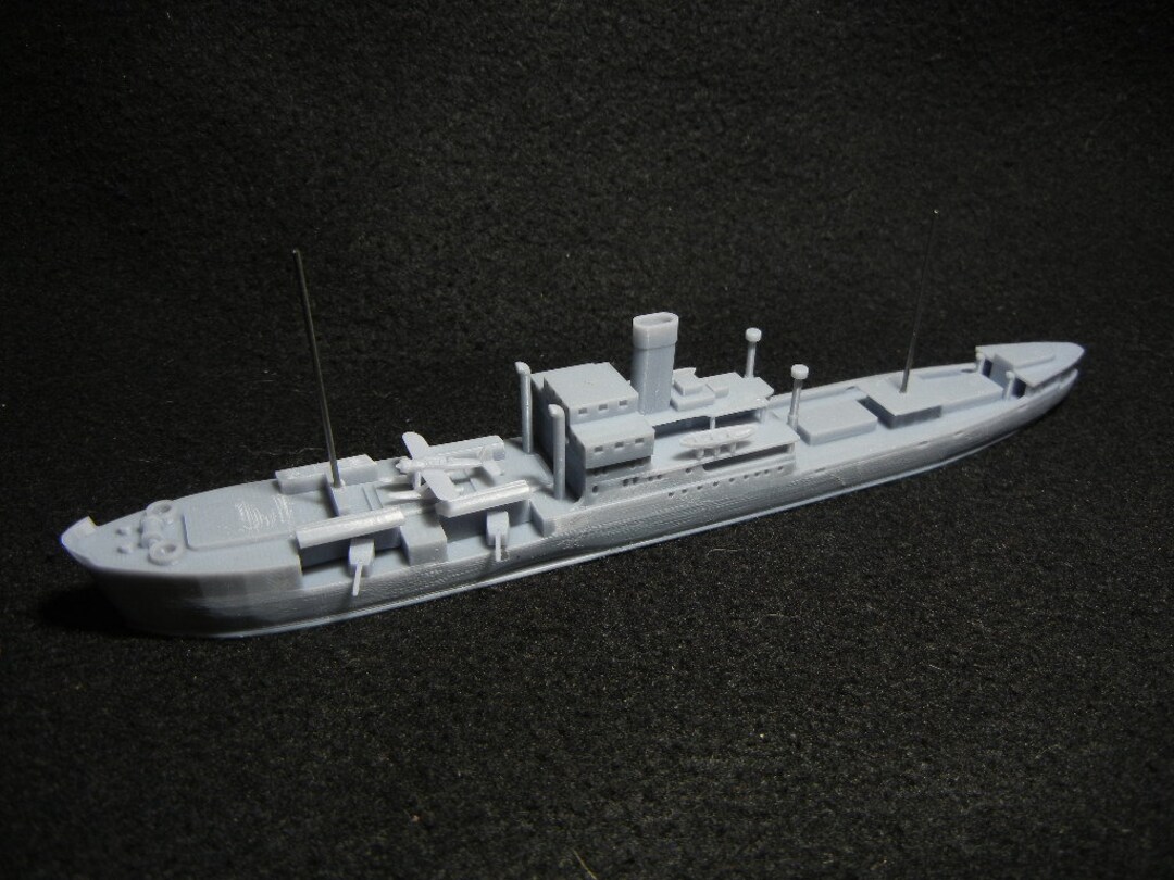 Unpainted 1/600 German Merchant Raider Komet With Arado 196 - Etsy
