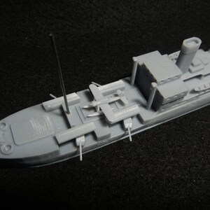 Unpainted 1/600 German Merchant Raider Komet With Arado 196 3d Resin ...