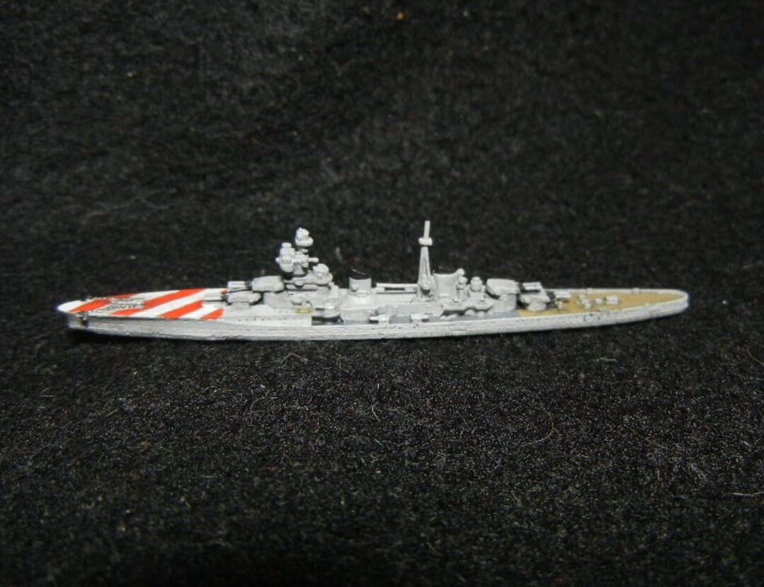 Painted 1/2400 Italian Heavy Cruiser Zara - Etsy