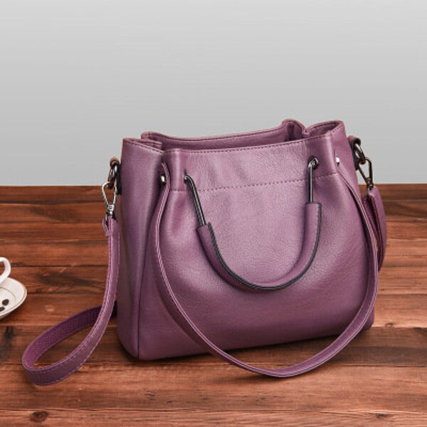 Purple Handbag - Etsy