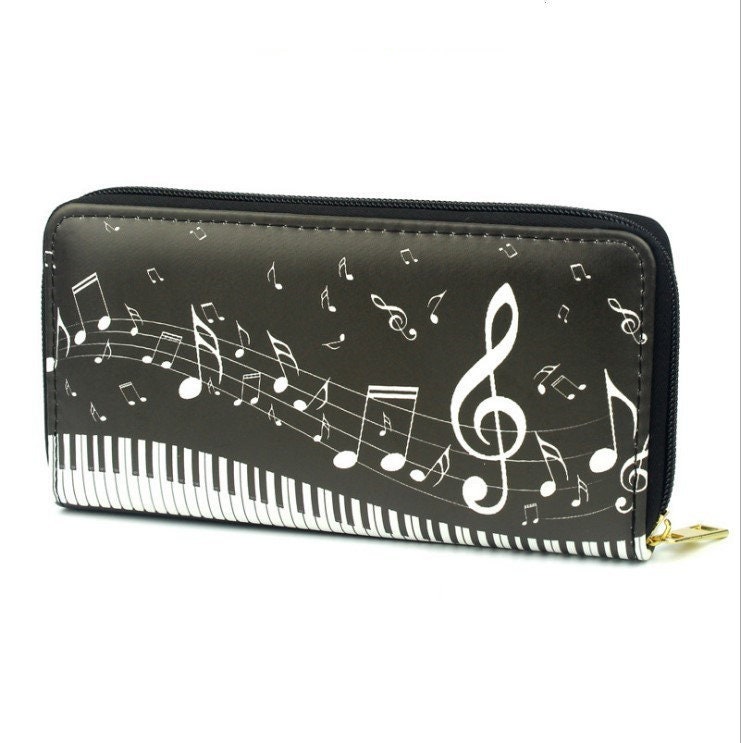 New Style Clutch Bag Piano Note Coin Purse - Etsy