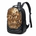 Embossed Three-dimensional Skull Backpack - Etsy