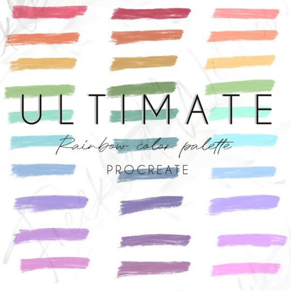 Rainbow Pallet - Etsy
