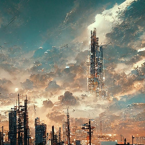 Cyberpunk City Daytime