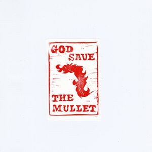 God Save the Mullet Print - Etsy