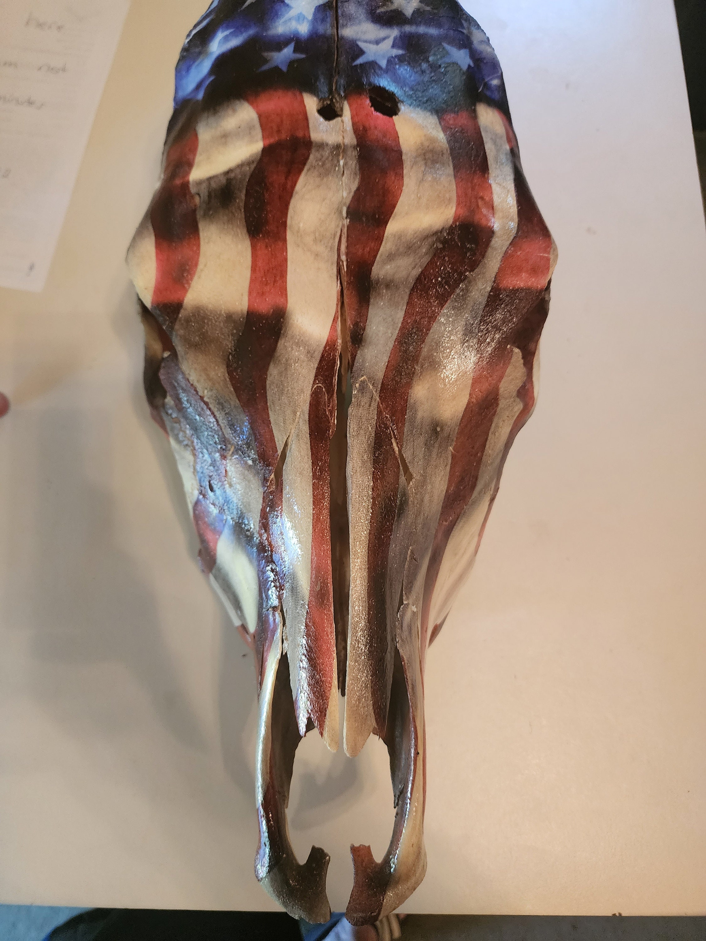 Steer- American Flag Hydro-dipped - Etsy