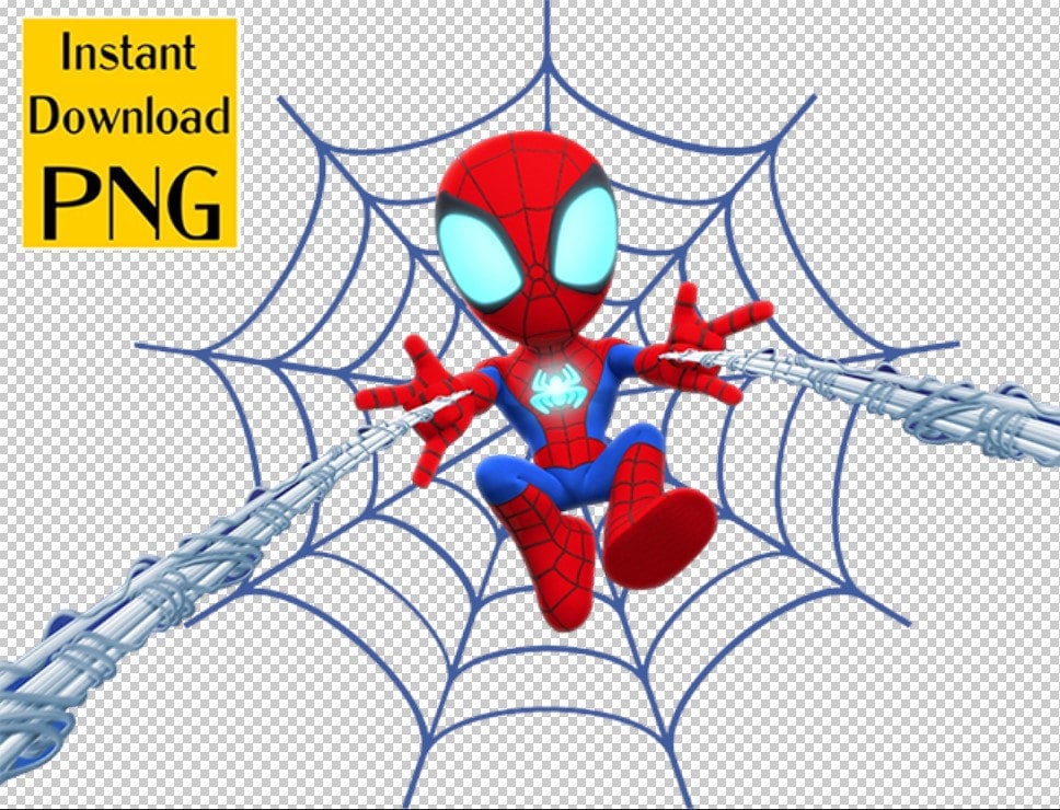 Spidey and Friends Digital PNG Images - Etsy