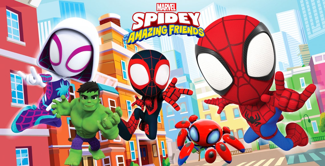 Spidey and Friends Digital Images - Etsy