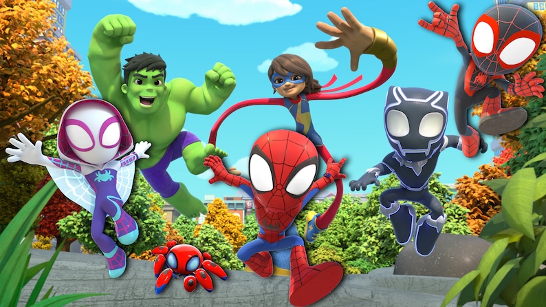 Spidey and Friends Digital Images - Etsy