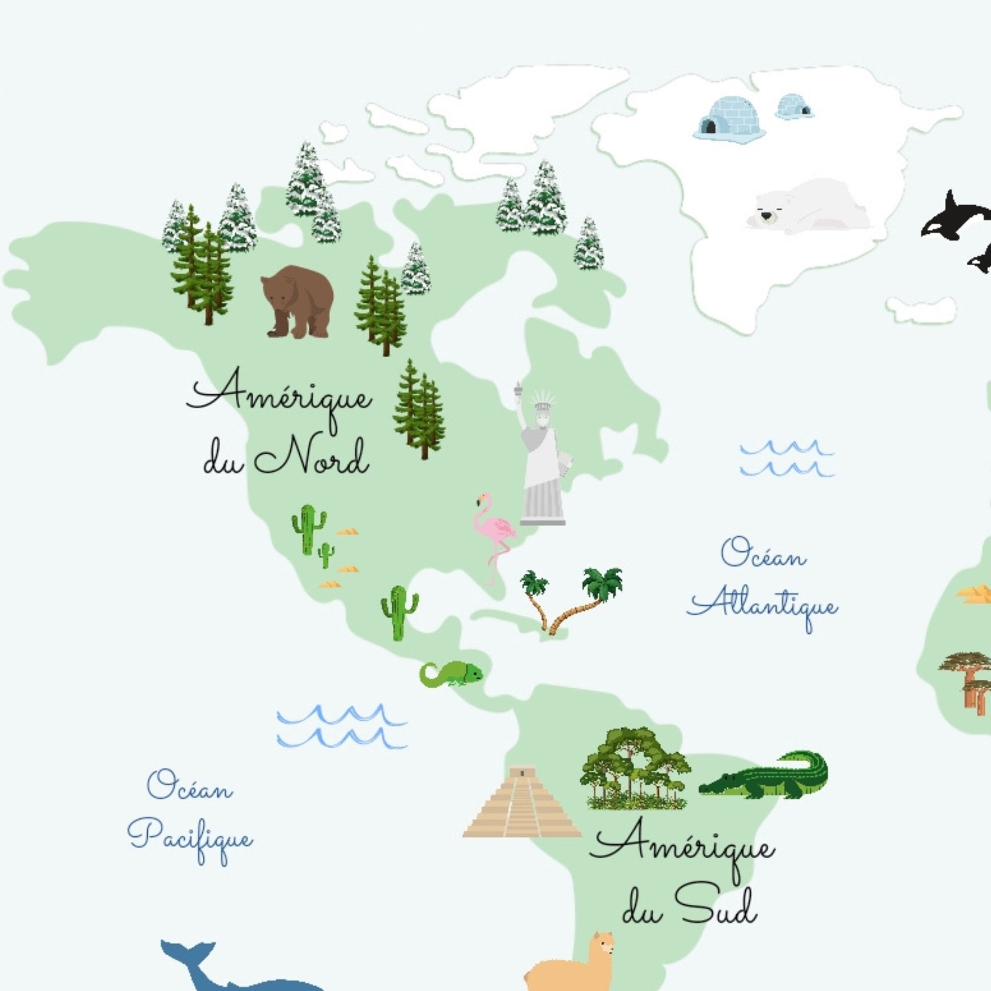 Display My First Customizable World Map - Etsy