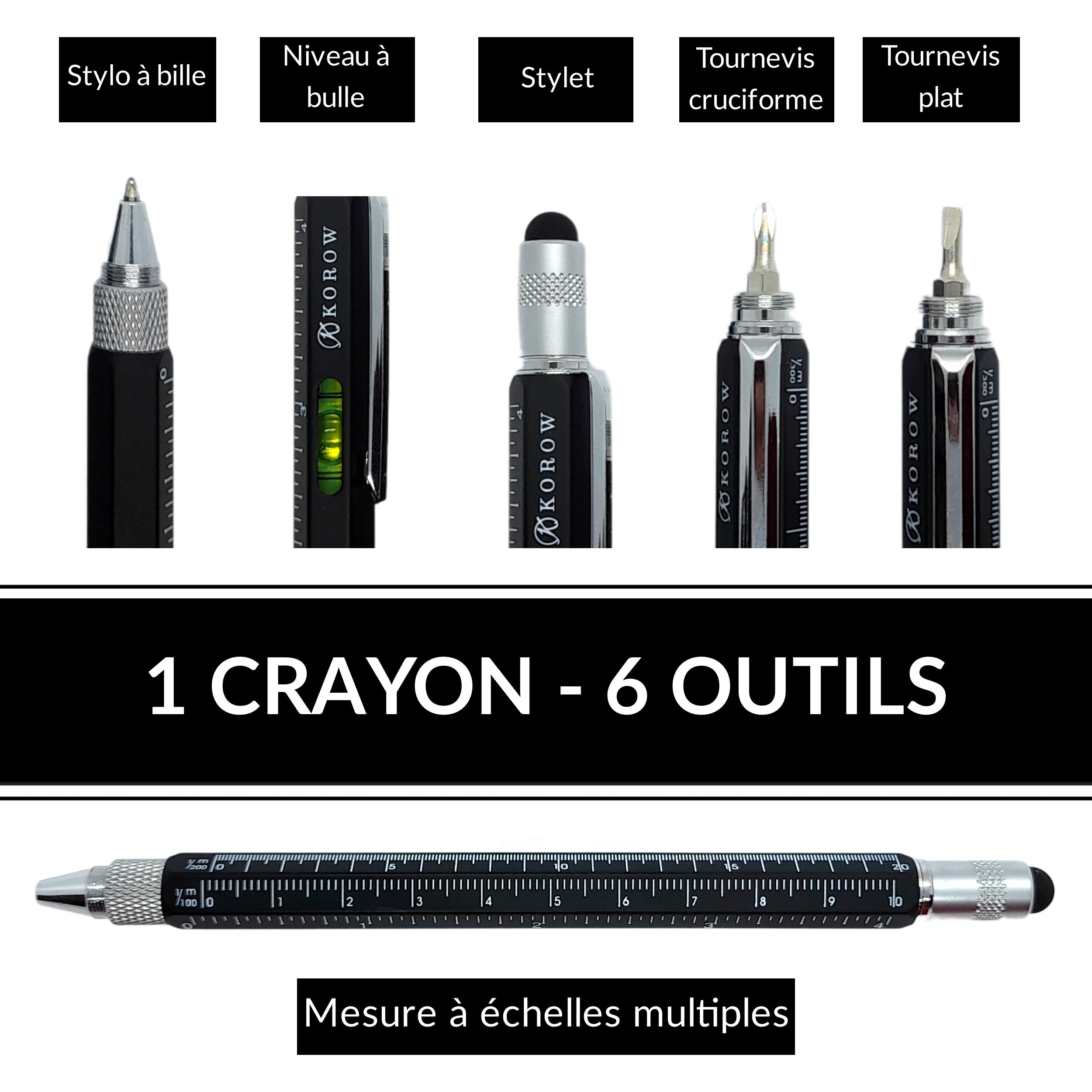 Multifunction Pen Set of 2 Tool Pen Touch Tablet Telephone Screwdriver ...