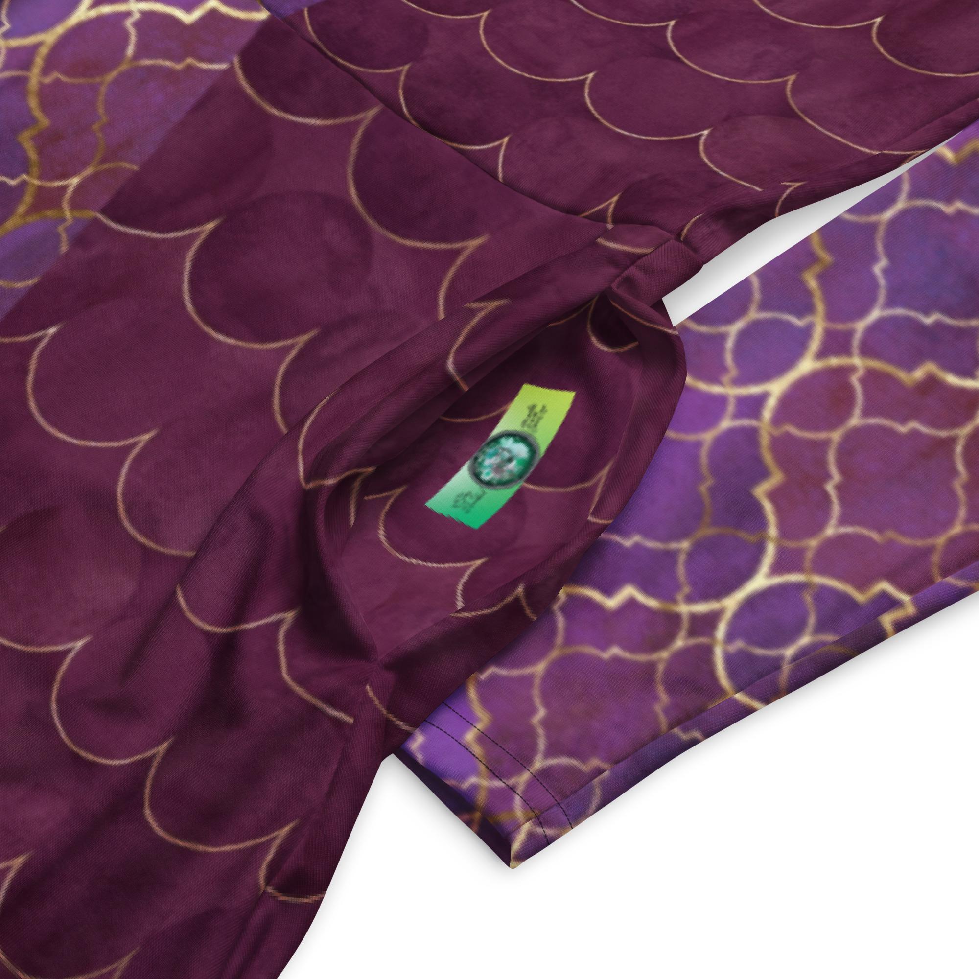 Dragon Scale Mermaid Dress Red Long Sleeve Mermaid Scale Midi Dress ...