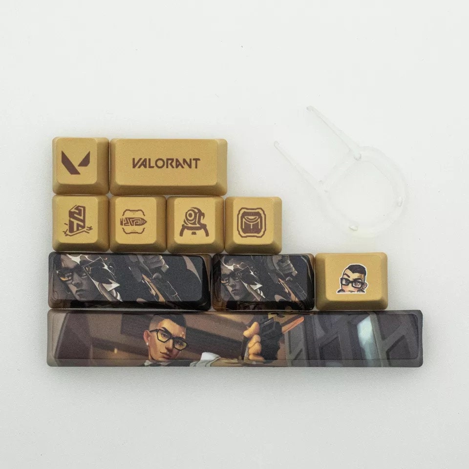 CHAMBER Keycaps Valorant Chamber Valorant Keycap valorant - Etsy