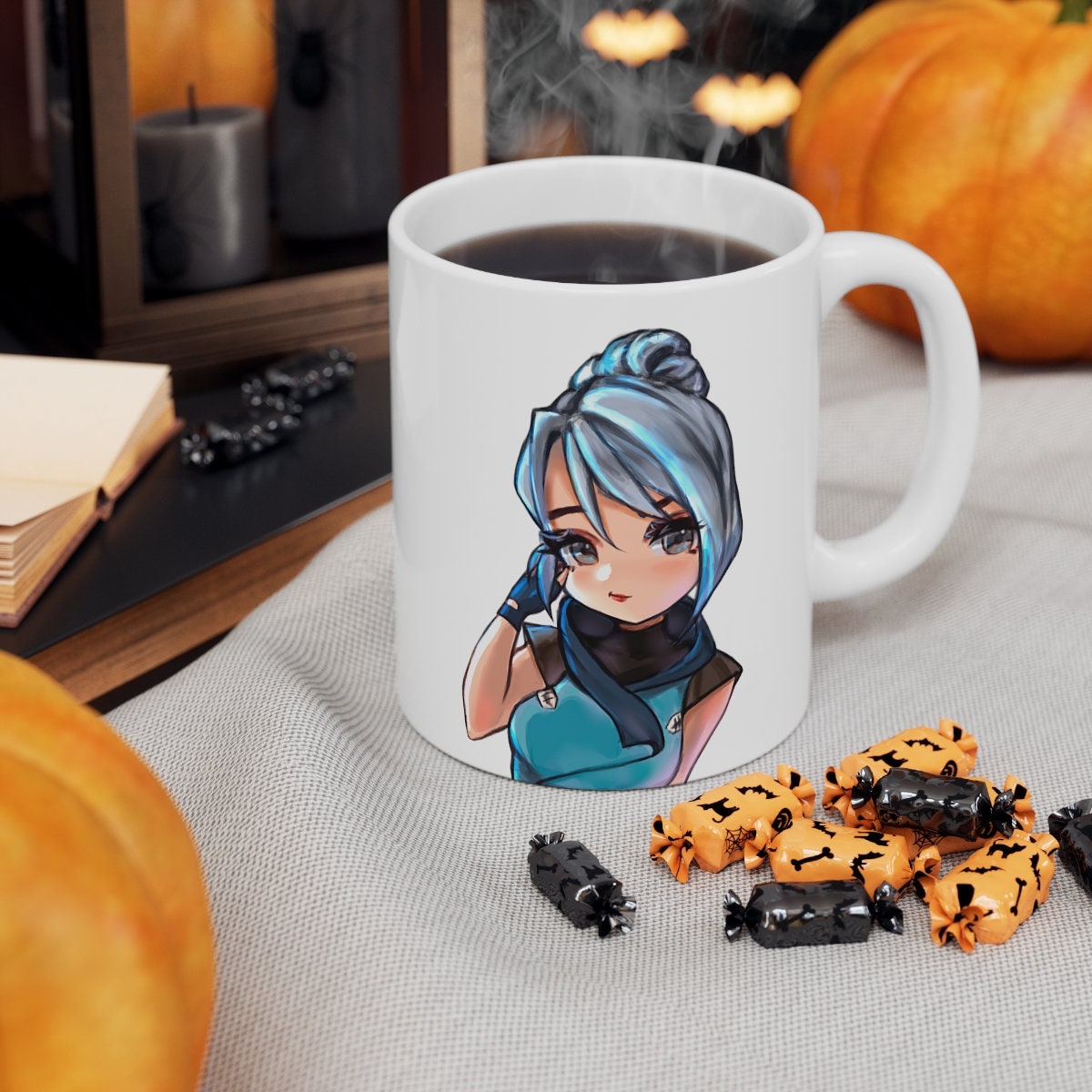 Personalized VALORANT Jett Coffee Mug, Gamer Fan Art - Etsy