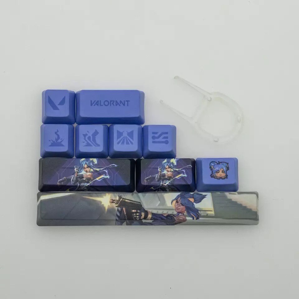 NEON Valorant Key Caps Valorant Keycap Valorant Keycaps Valorant NEON ...