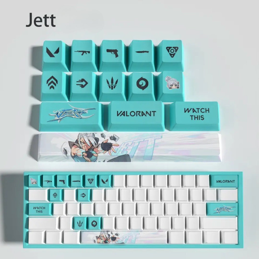 JETT Valorant Keycaps jett Valorant Valorant Keycap Valorant Jett ...