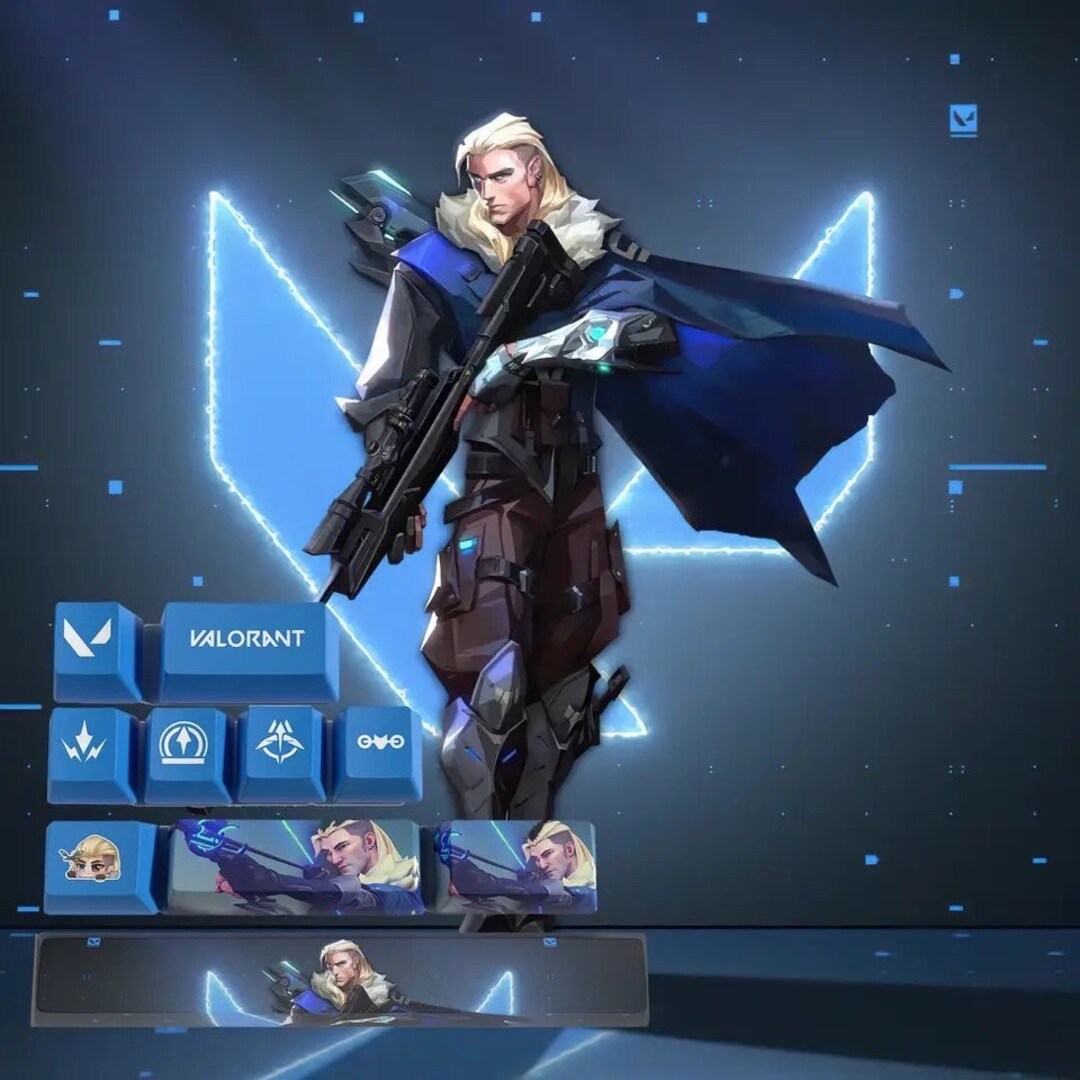 SOVA Valorant Keycaps SOVA Valorant Valorant Keycap - Etsy