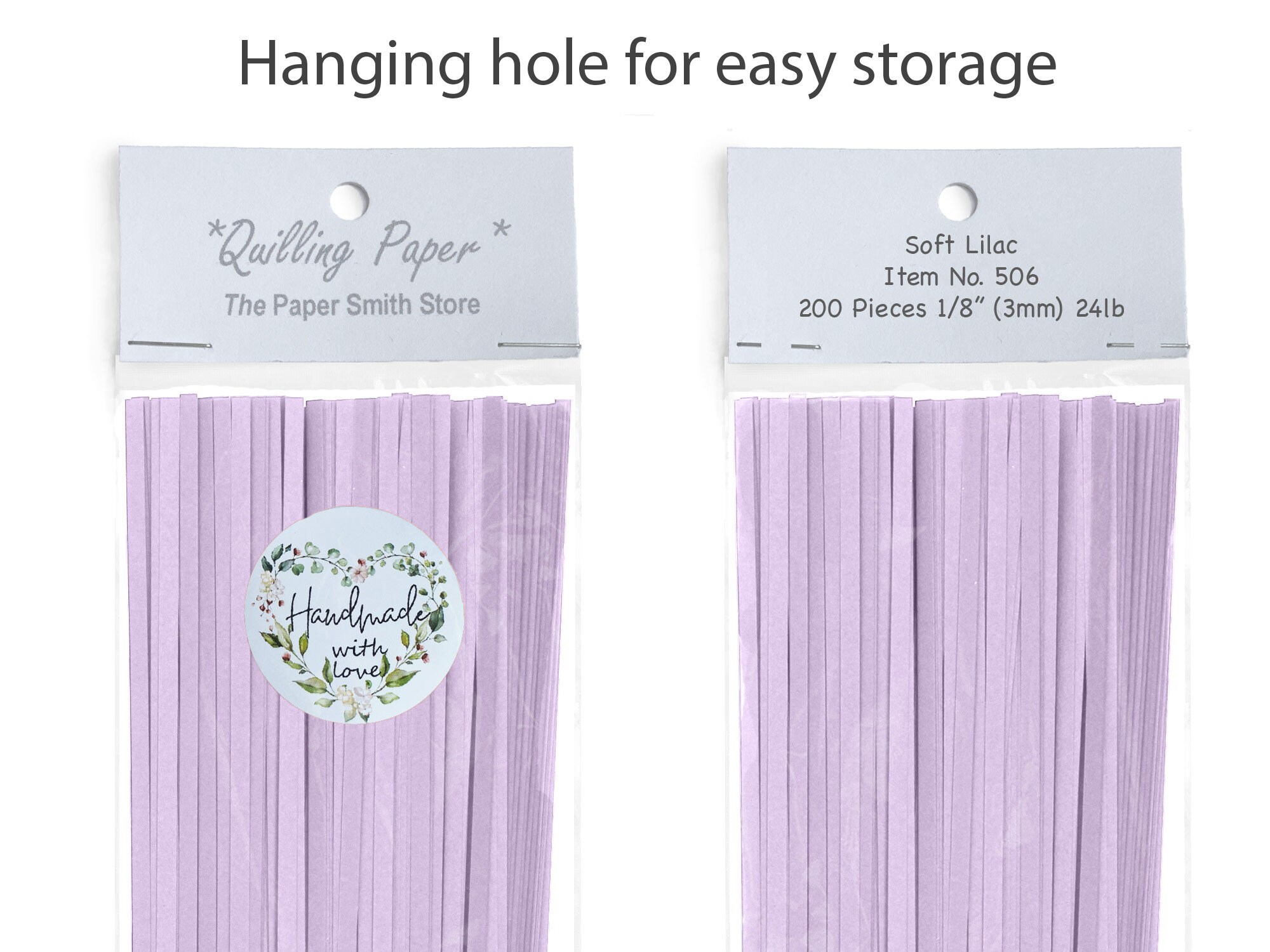 Soft Lilac: Purple Quilling Paper/cardstock Strips - Etsy