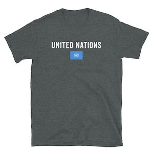 United Nations Flag T-shirt - Etsy