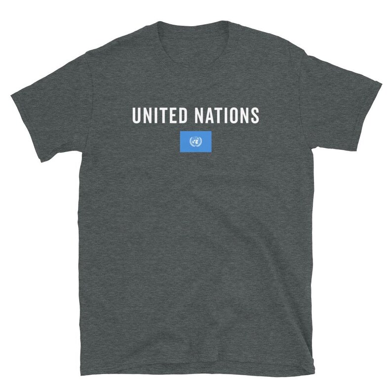 United Nations Flag T-shirt - Etsy