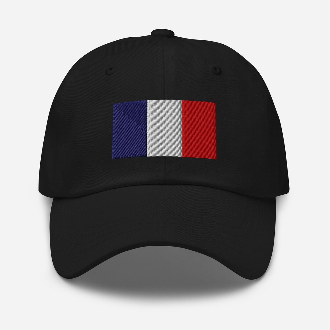 France Flag Cap - Adjustable Embroidered Dad Hat - Etsy