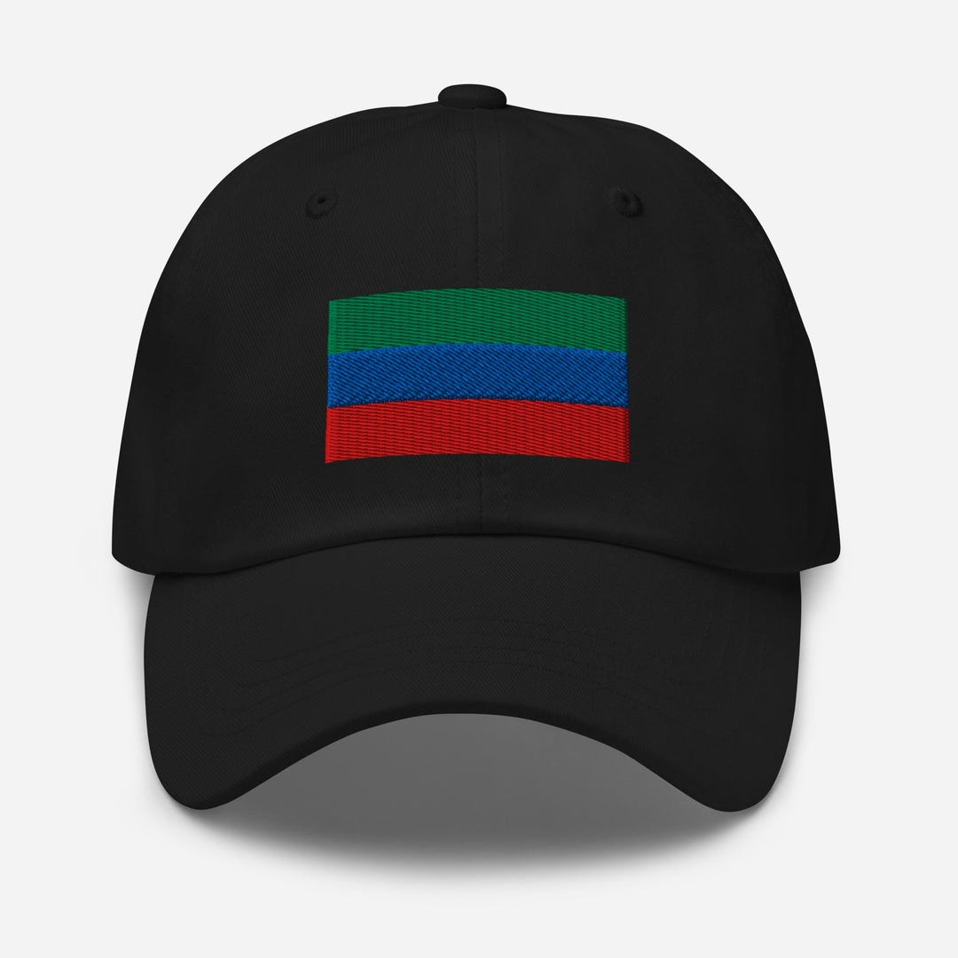 Dagestan Flag Cap - Adjustable Embroidered Dad Hat - Etsy