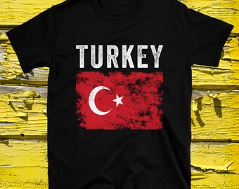 Turkish Flag T Shirt - Etsy