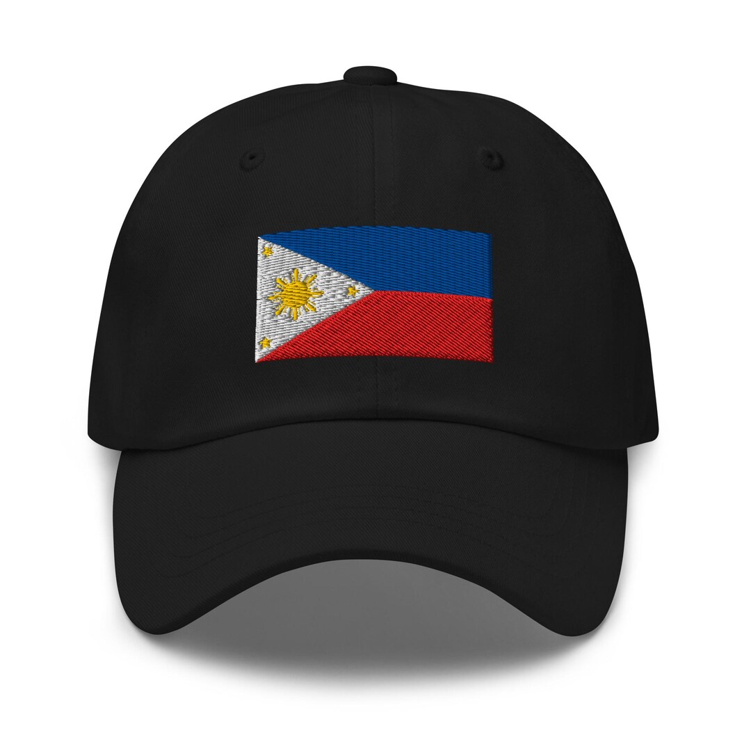 Philippines Flag Cap - Adjustable Embroidered Dad Hat - Etsy